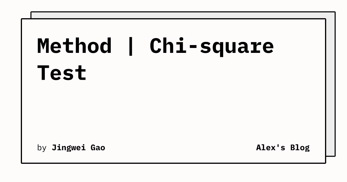 Method | Chi-square Test